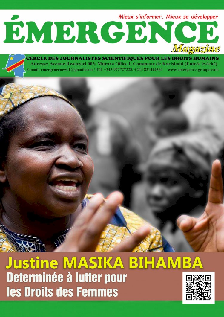Justine Masika Bihamba, Déterminée à lutter pour les droits des femmes ...